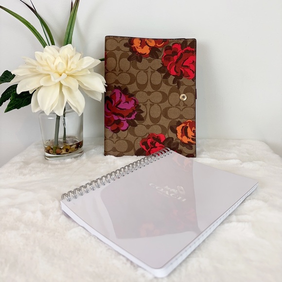 Coach | Office | Nwt Coach Notebook In Signature Canvas With Jumbo ...